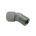 Adaptador Macho NPT-Hembra JIC Giratorio 45° (2NJ4) - Utecsa